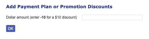 Add Discounts for Payment Plans or Promotions