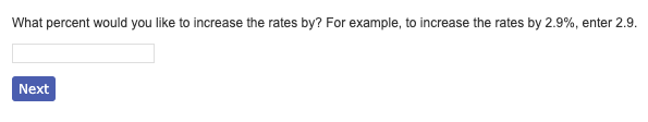 Increase Rates