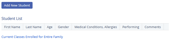 Add Students to a Family